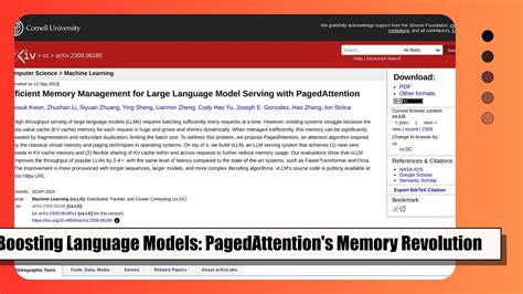 revolutionary memory management technique for large language models