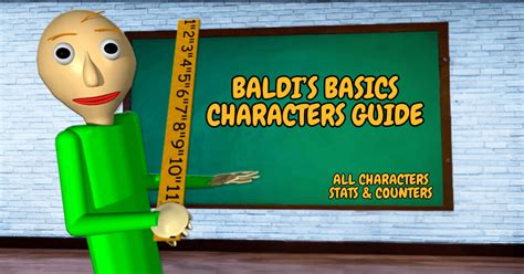 Characters Baldi Games Wiki