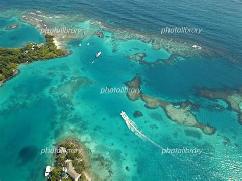 カルタヘナのロサリオ島の空撮 写真素材 [ 6141399 ] フォトライブラリー Photolibrary