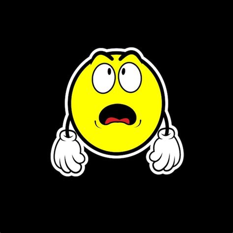 Premium Vector An Icon With An Expression Of Amazement At Seeing New