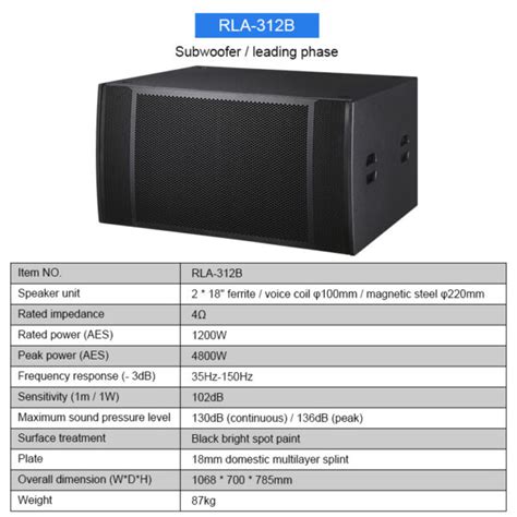 RLA Serial Dual Speaker Line Array System Arvox Tech
