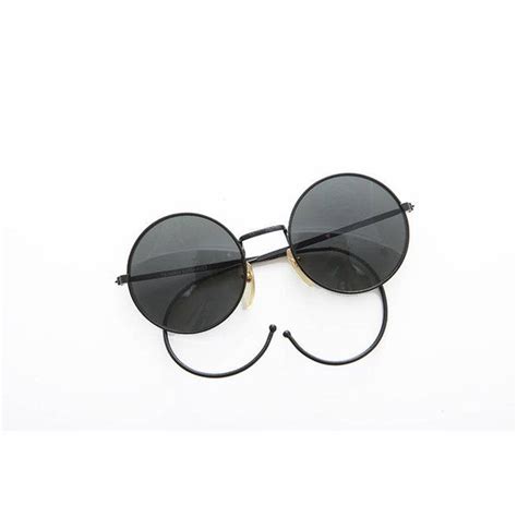 Round John Lennon Victorian Spectacle Vintage Sunglass With Cable