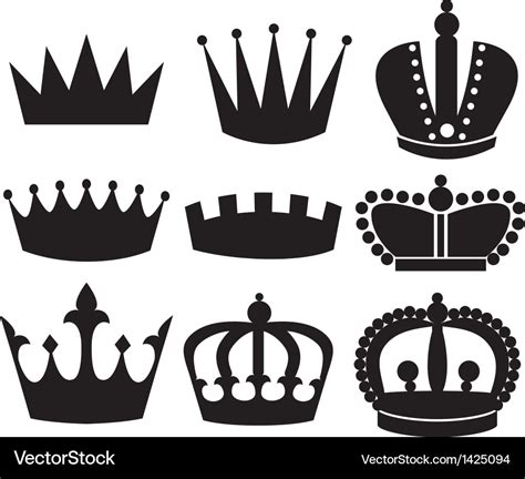 Crown Royalty Free Vector Image Vectorstock