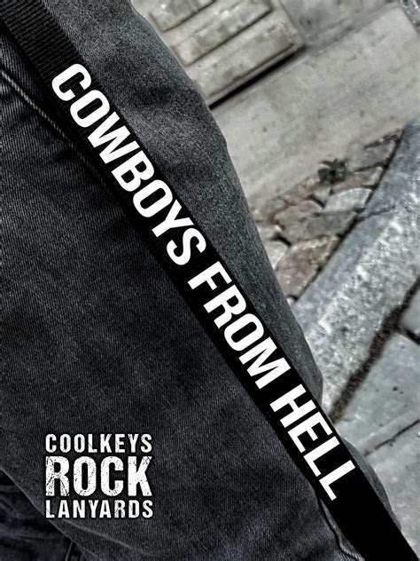 Cowboys From Hell Lanyard Coolkeys