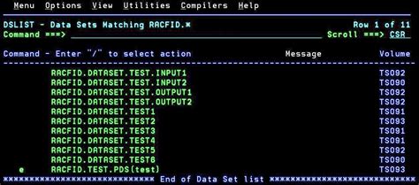 Tso Ispf Tutorial Exibireditar Opções No Conjunto De Dados