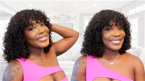 3 Mins Curly Shag Tiktok Viral Wig Install No Lace Natural Vibes