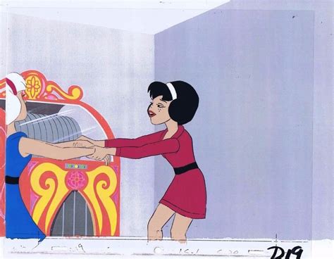 Sabrina The Teenage Witch 1972 Original Animation Cel And Copy Bkgd