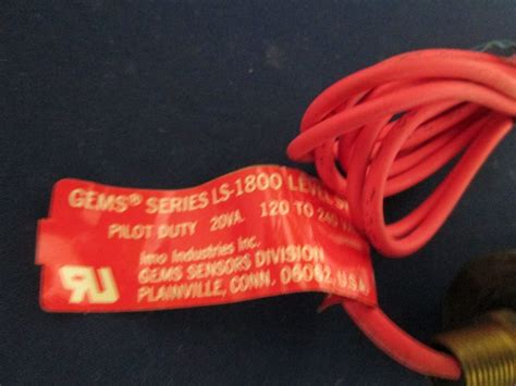 Gems LS 1800 Level Switch Process Industrial Surplus Corp