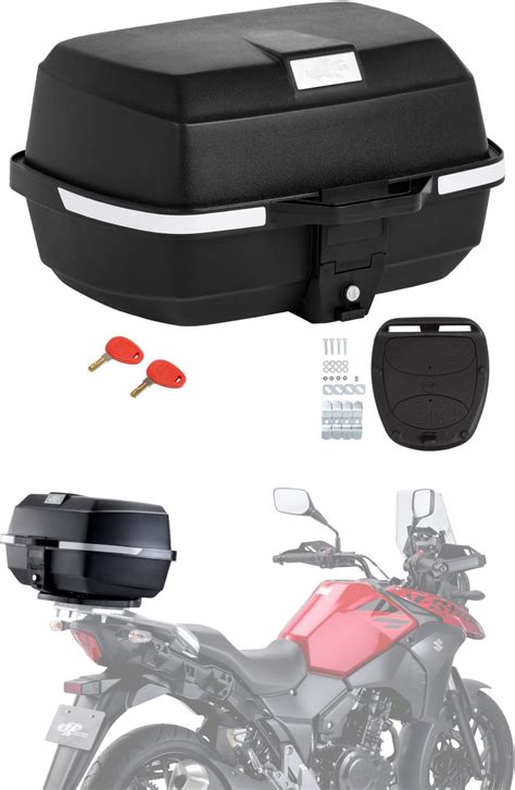 Amazon Wnanch バイク リアボックス 大容量 88l 68l 55l 42lバイクボックス バイク用 リアボックス 着脱可能式