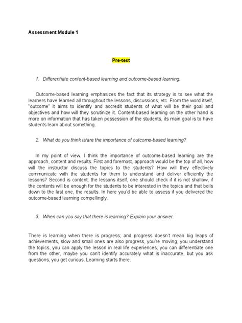 Assessment Module 1 Sam Pdf