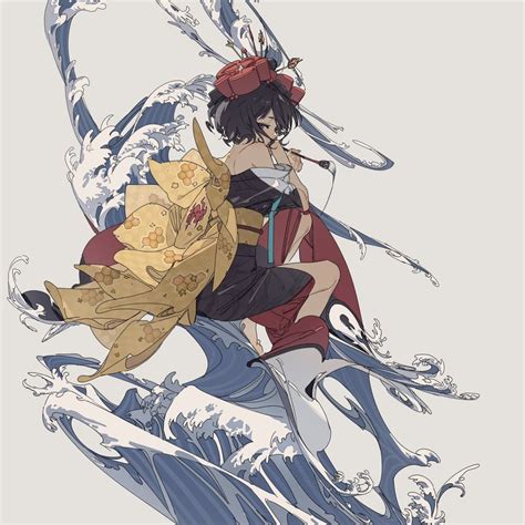 Katsushika Hokusai Fate And 1 More Drawn By Zhibujiloom Danbooru