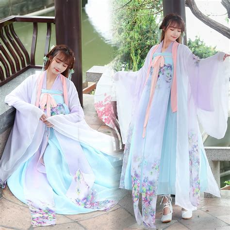 Chinese Traditional Women Hanfu Dress Fairy Princess Dresses Hanfu Folk