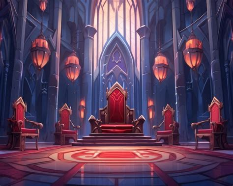 Premium Ai Image The Throne Room Of Royalty Illustration Generative Ai