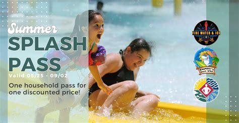 Get Your Summer Splash Pass Oquirrh Recreation And Parks District