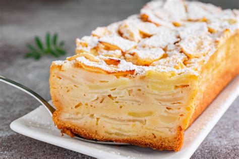 Французский яблочный пирог без теста уникальный рецепт