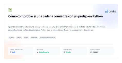 cómo comprobar si una cadena comienza con un prefijo en python labex