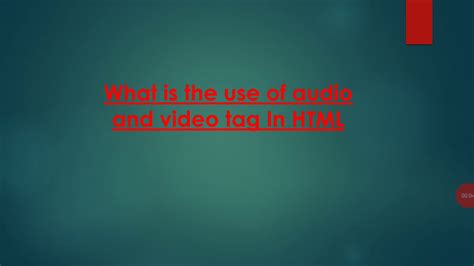 audio and video tag in html youtube
