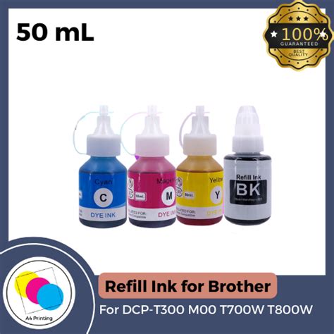 Brother DCP T300 M00 T700W T800W Ink Refill Lazada PH