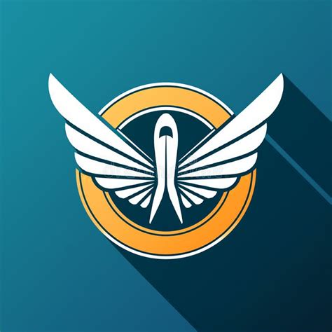Future Logo With Airline Wings Stock Illustration Illustration Of