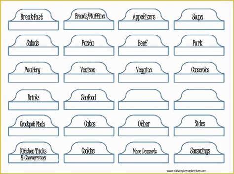 Tab Divider Template Free Of Divider Tabs Template Beautiful Template