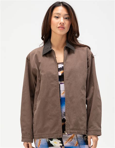 Thrills Mel Womens Jacket Brown L Tillys