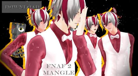 Mmd Fnaf2 Male Mangle Dl By Rita Monstrita Five Nights At Freddy