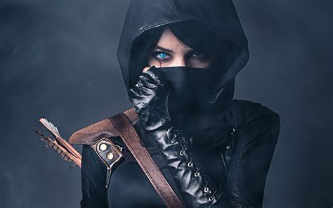 Ninjas Women Cosplay Lyz Brickley Looking At Viewer Model Video
