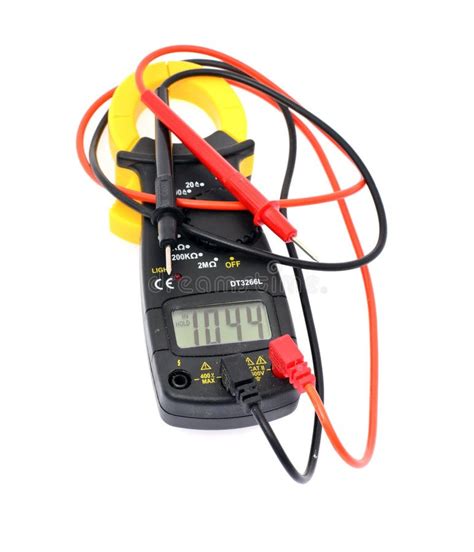 Digital Multimeter Isolated On White Background Stock Image Image Of Liquid Current 41252125