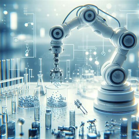 Exploring the Future Robots in the Laboratory | Premium AI-generated image