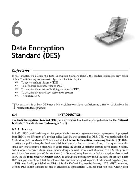 Des Algorithm Des Objectives In This Chapter We Discuss The Data Des Algorithm Des Objectives In This Chapter We Discuss The Data