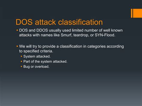Denial Of Service Attack Pptx Computer Networking Computing