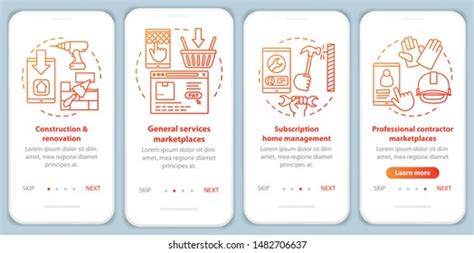 Types Food Insecurity Onboarding Mobile App Stock Vector Royalty Free 2143665341 Shutterstock