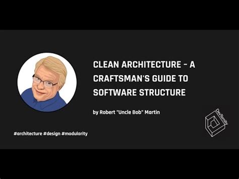 Clean Architecture Robert Uncle Bob Martin Youtube