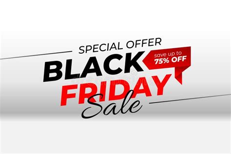 Black Friday Sale Banner Announcing A Special Offer With Modern