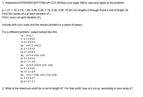 Solved 1 Using Dynamic Programming Find An Optimal Chegg Com