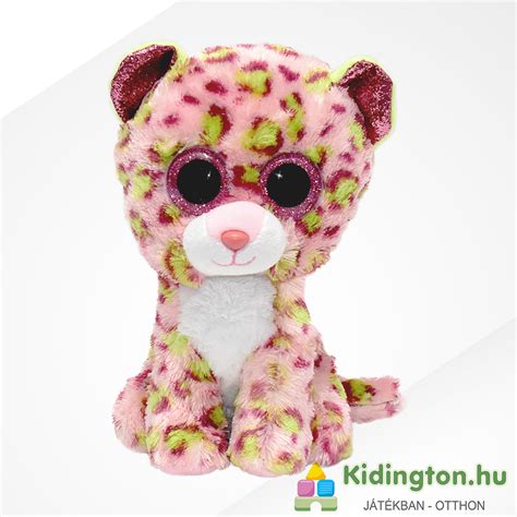 Lainey Csillogó Szemű Rózsaszín Plüss Leopárd Ty Beanie Boos