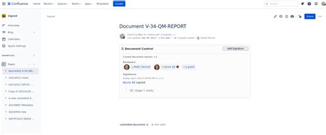 Document Control For Confluence Cloud Version History Atlassian Marketplace