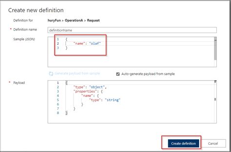 Azure How Can I Pass Body Parameters To API Post Operation Using API Management Action In