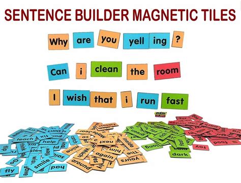 Mfm Enhanced Sentence Builder Kit At Rs 500 Set Magnetic Educational Toy In Gurugram Id
