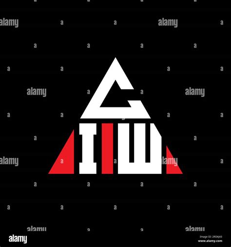Ciw Triangular Stock Vector Images Alamy