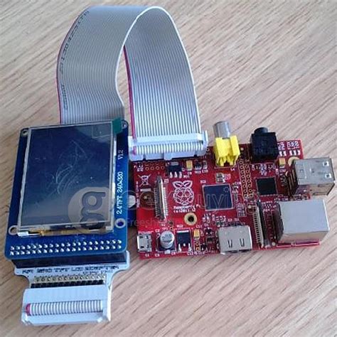 GPIO RPI TFT LCD Plate Display Adapter For Raspberry Pi White