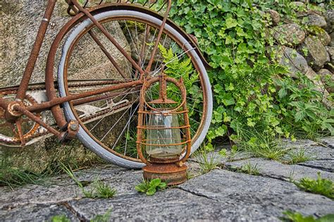 녹슨 랜턴 오래된 자전거 Pixabay의 무료 사진 Pixabay