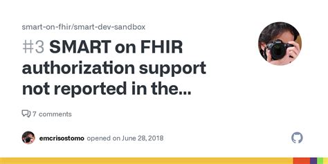 Smart On Fhir Authorization Support Not Reported In The Conformance