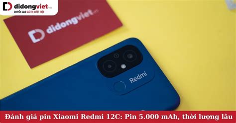 Đánh Giá Pin Xiaomi Redmi 12c Pin 5000 Mah Thời Lượng Lâu Đánh Giá Pin Xiaomi Redmi 12c Pin 5000 Mah Thời Lượng Lâu