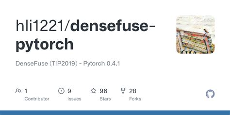 Densefuse Pytorchmodelslossreadmetxt At Master · Hli1221densefuse