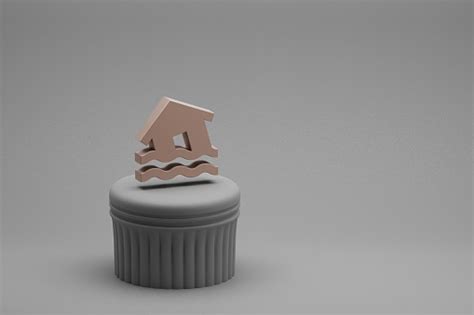 아름다운 추상적 인 삽화 기둥과 멋진 배경에 홍수 기호 아이콘 3d 렌더링 그림 디자인의 배경 패턴 비즈니스에 대한 스톡 사진