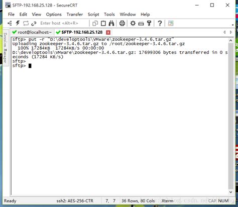 securecrt 8 1上传文件很简单 securecrt 8 1拖拽式上传文件 csdn博客