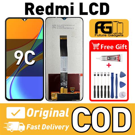 Lcd Redmi 9c Compatible For Original Lcd Skrin Touch Screen Replacement Shopee Malaysia