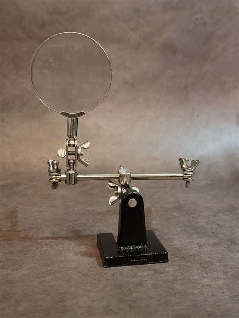 Helping Hands With Magnifying Glass Etsy