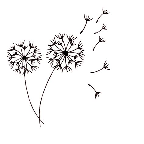 Dandelion Template Printable